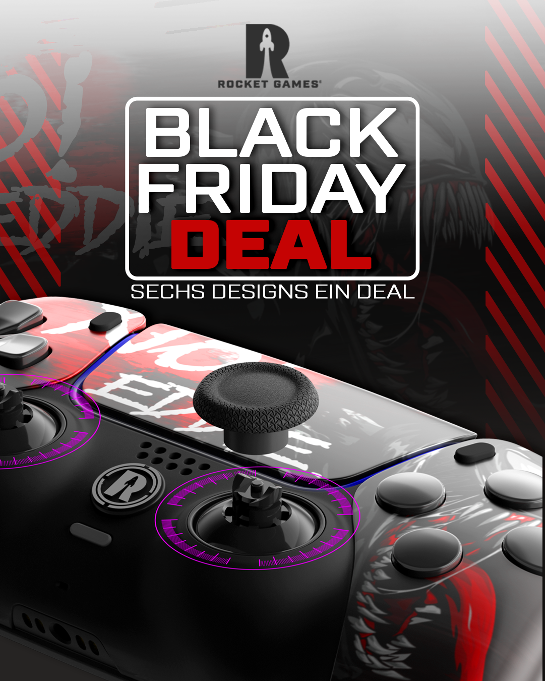 Ersatz Paddle Force Controller SWAP ONE – Rocket Games AG